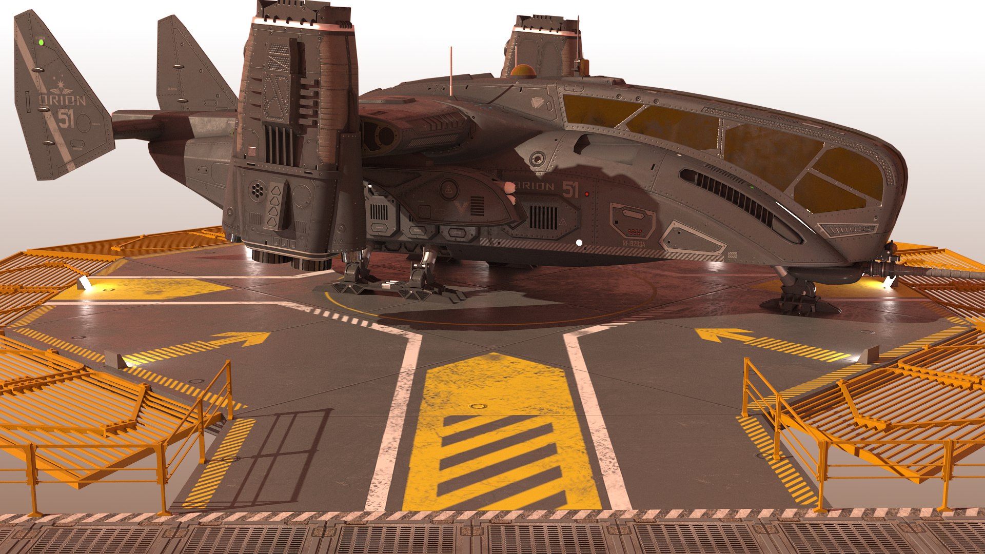 Sci-fi Base Station2 Model - TurboSquid 2025729