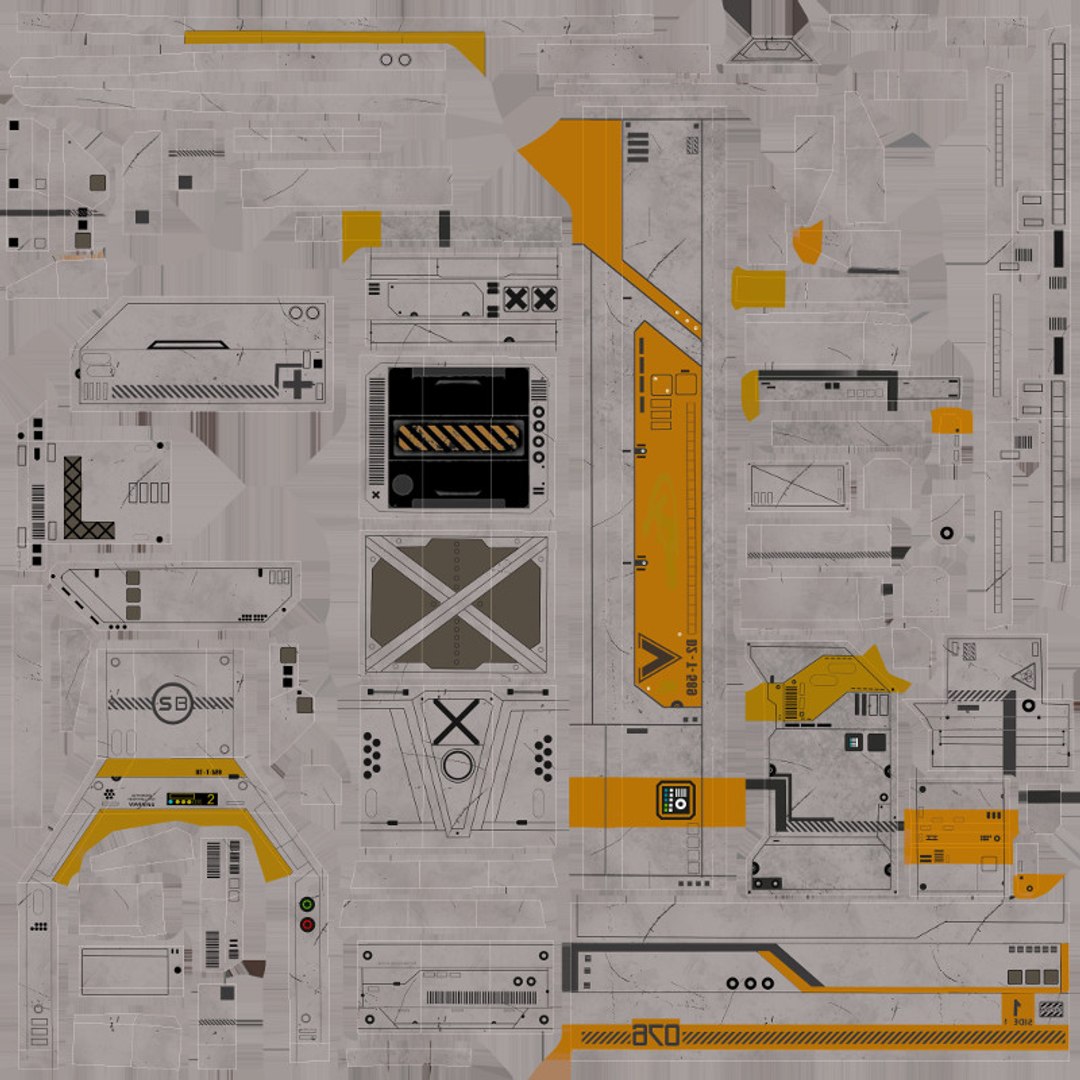 Sci-fi Base Station2 Model - TurboSquid 2025729