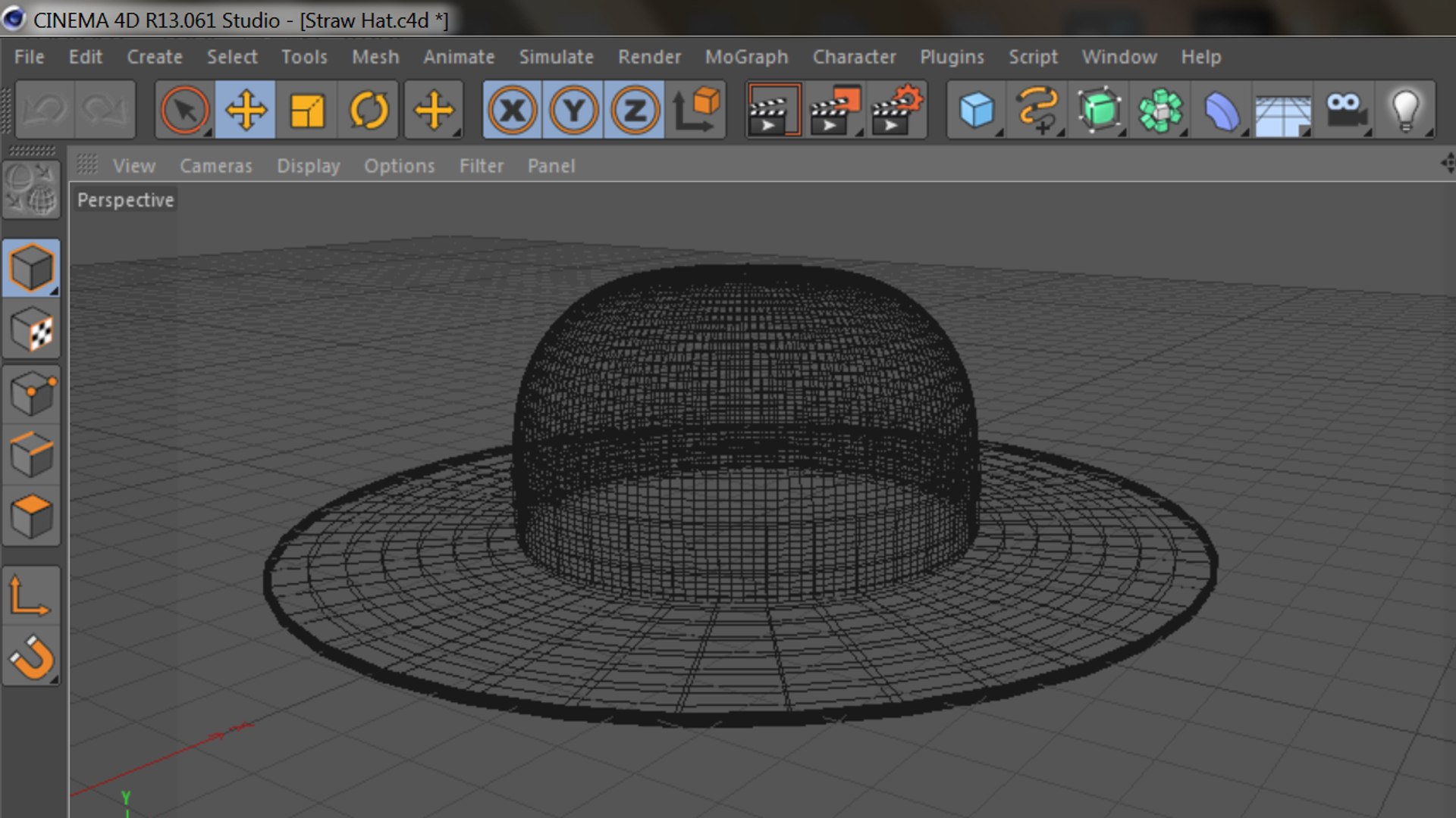 Straw Hat C4d Free