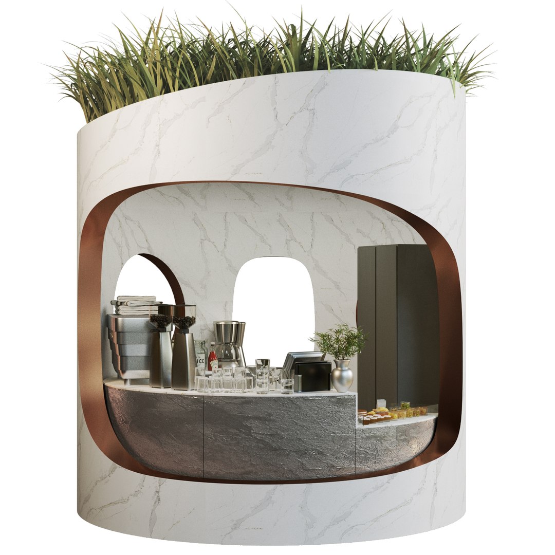 Design Project Of A Coffee Point For The Streets Or In Shopping Centers ...