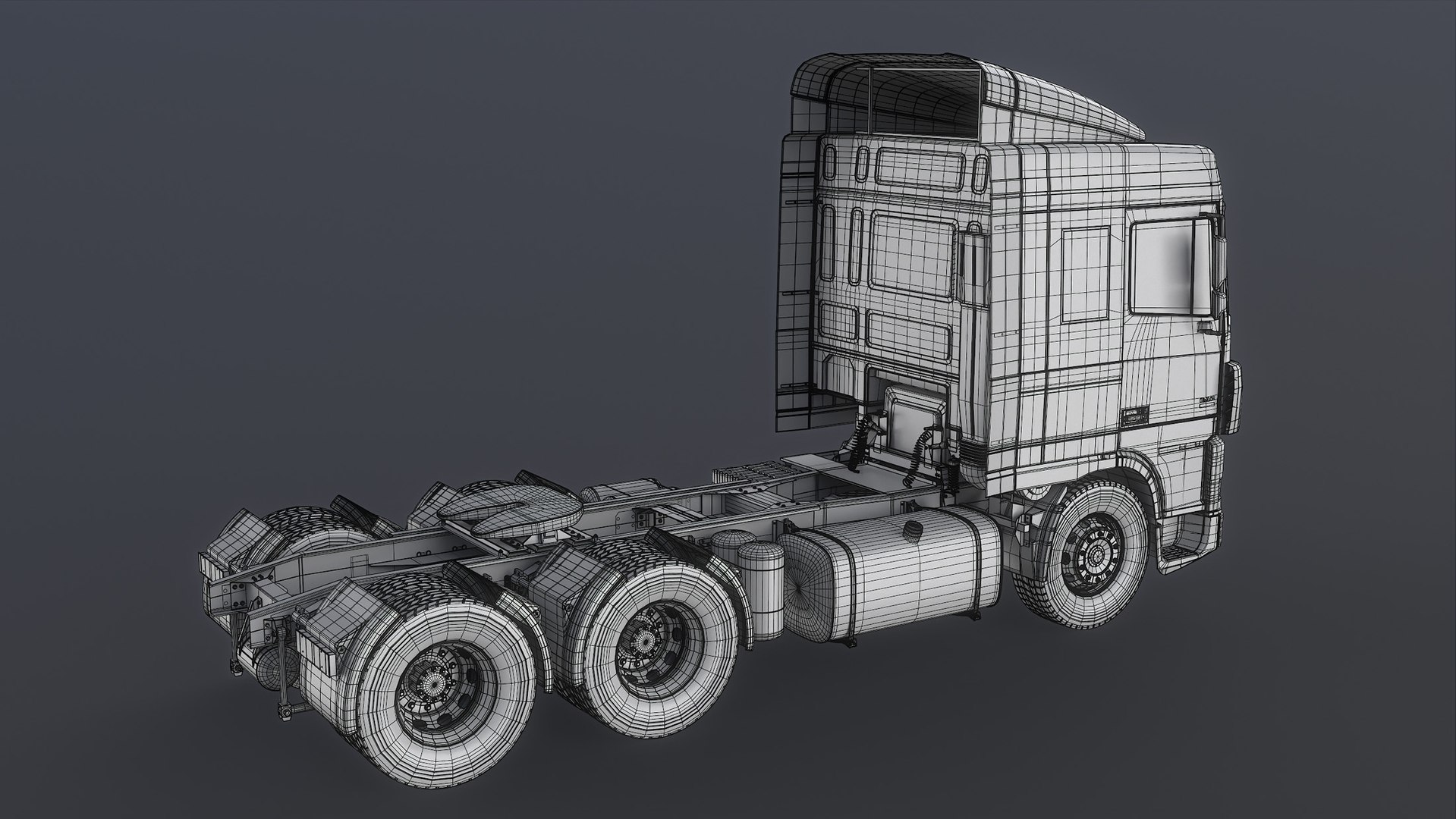 Truck daf xf 95 3D - TurboSquid 1244199