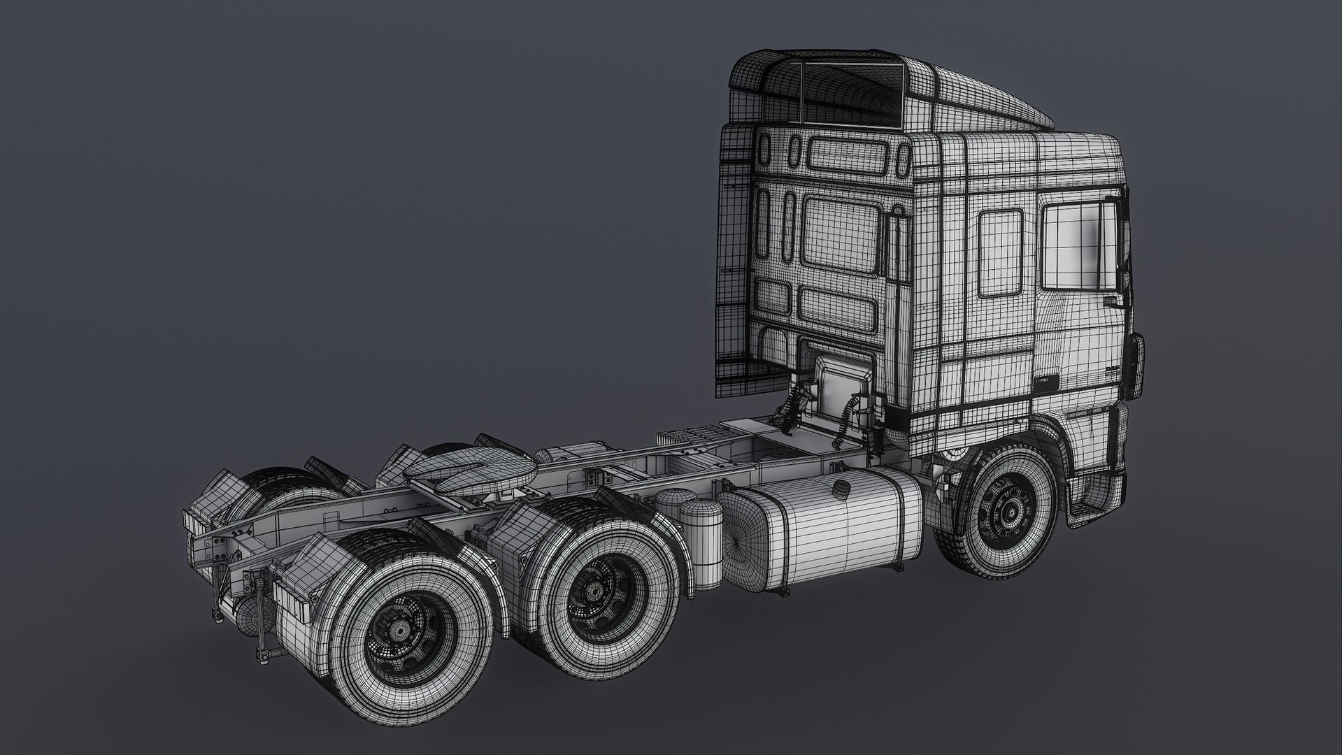 Truck daf xf 95 3D - TurboSquid 1244199