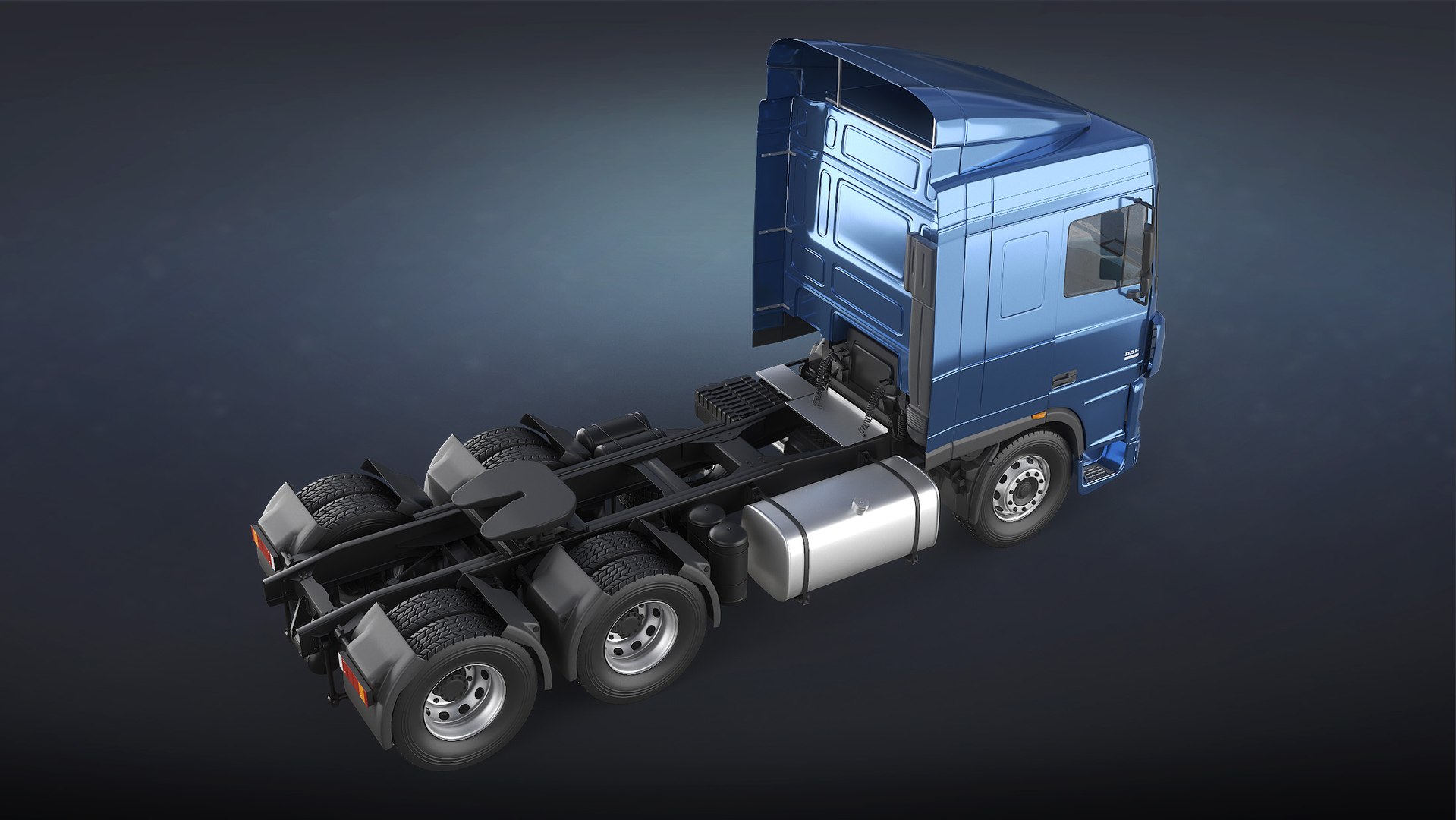 Truck daf xf 95 3D - TurboSquid 1244199
