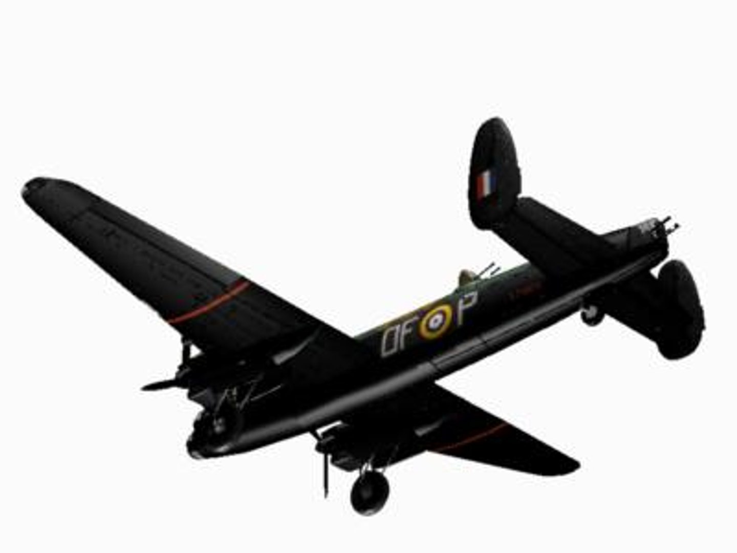 3d avro manchester bomber model