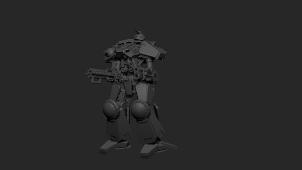modelo 3d Mech - Super BattleMech - TurboSquid 2059368