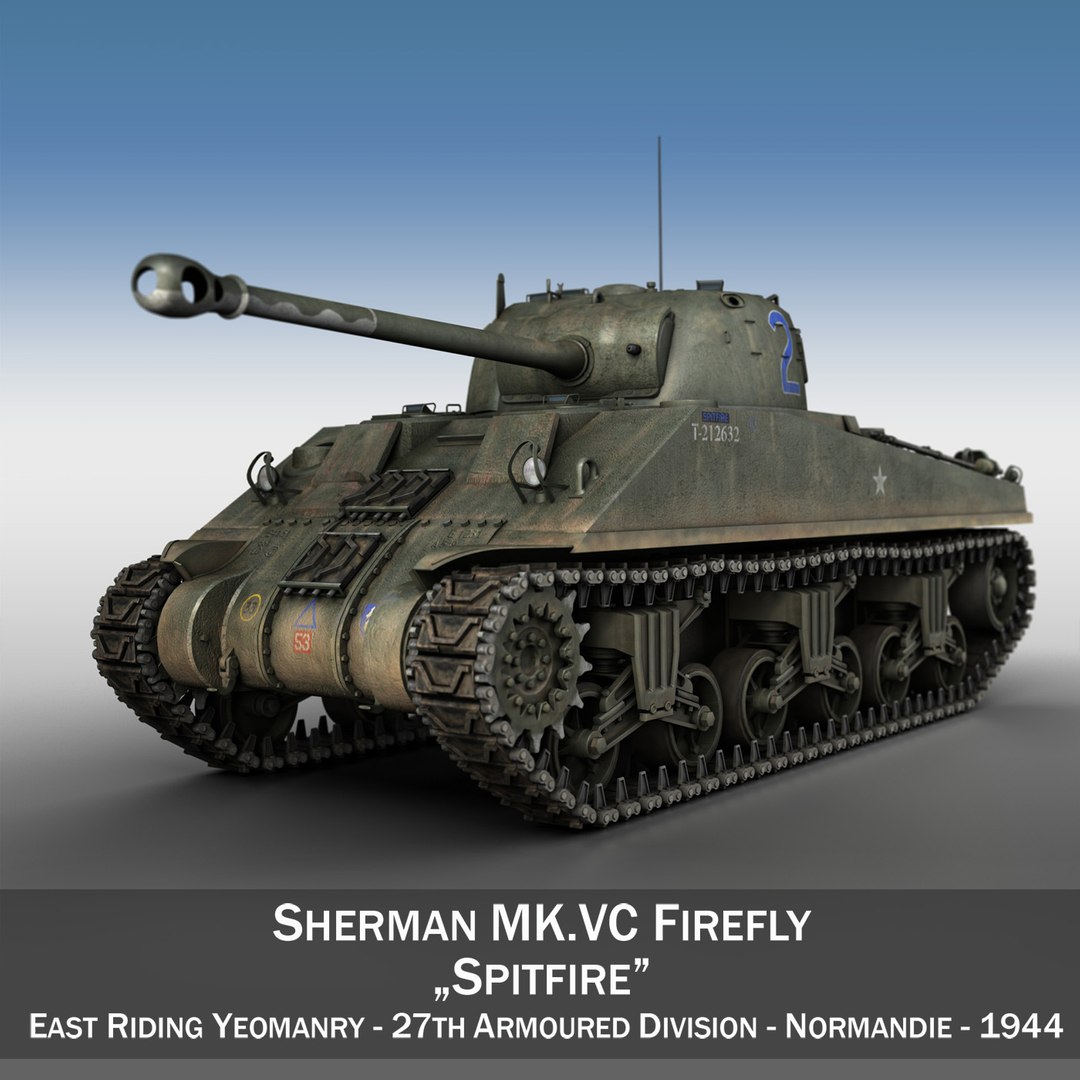 3d Model M4 Sherman Firefly Vc