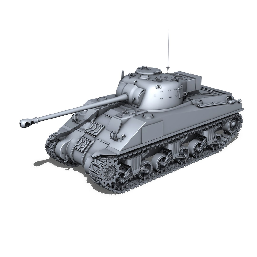 3d Model M4 Sherman Firefly Vc