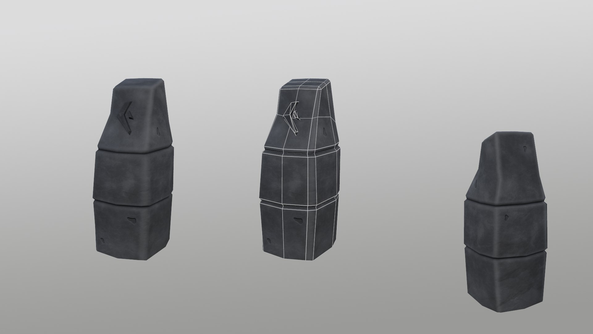 3d Model Runes Props