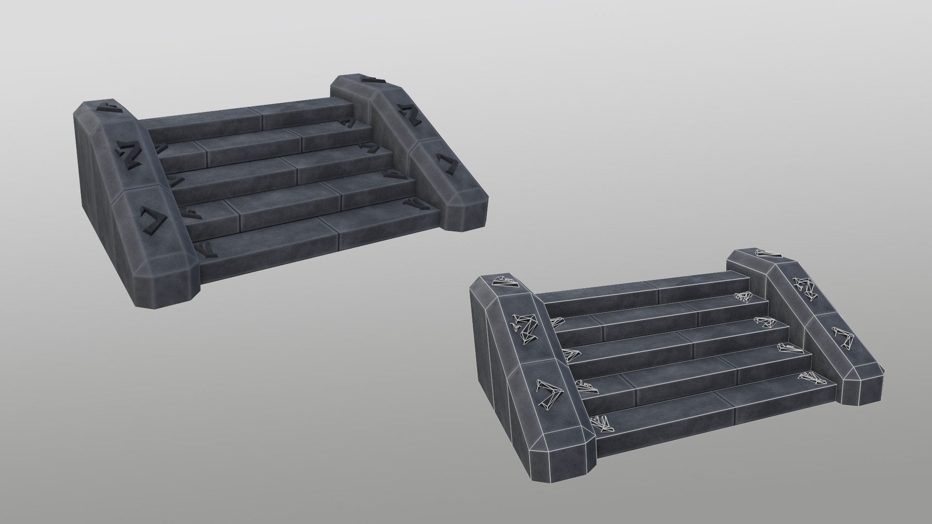 3d Model Runes Props