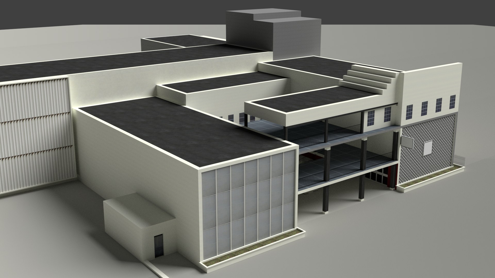 3d Model Modern Building