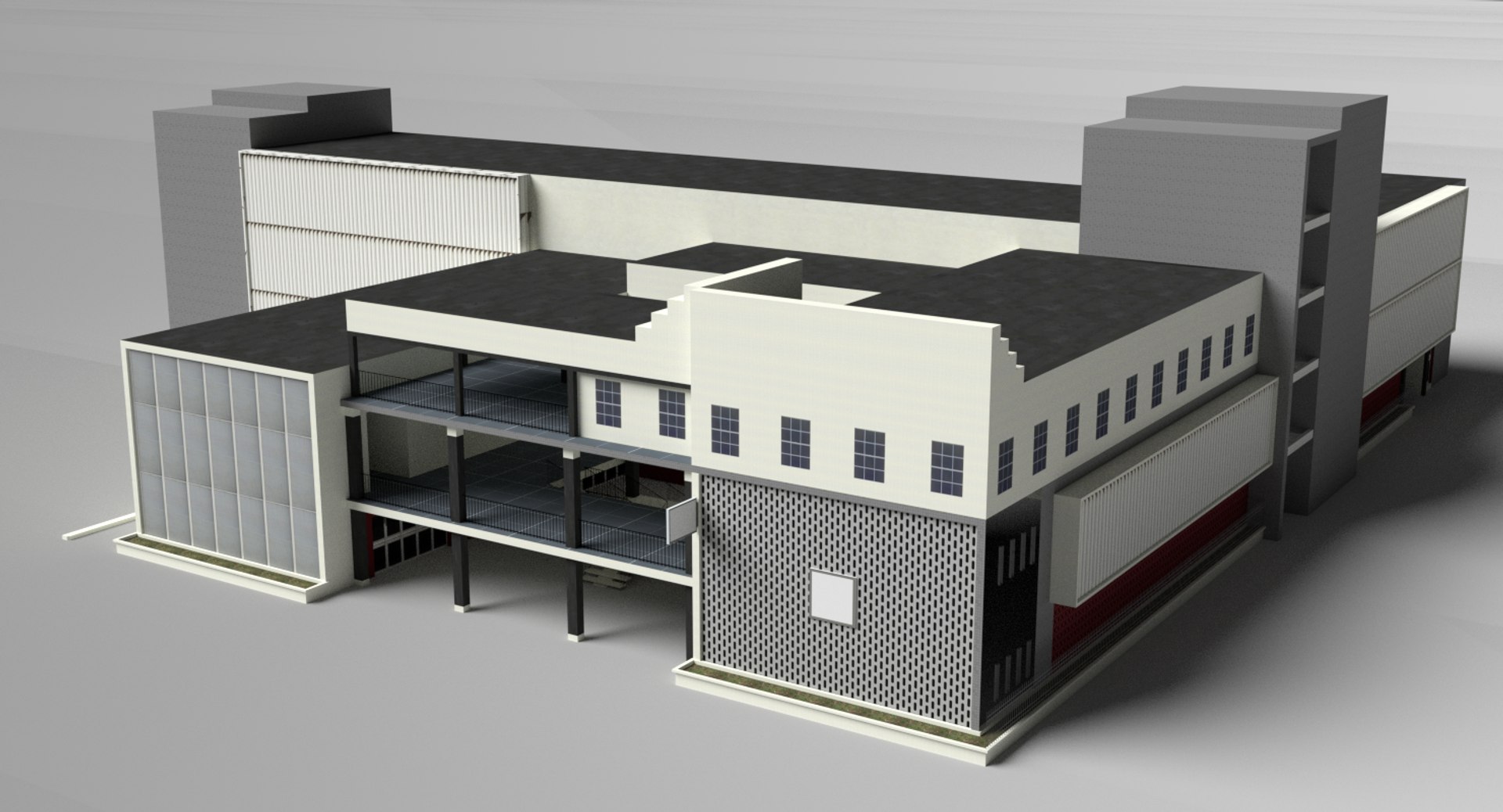 3d Model Modern Building