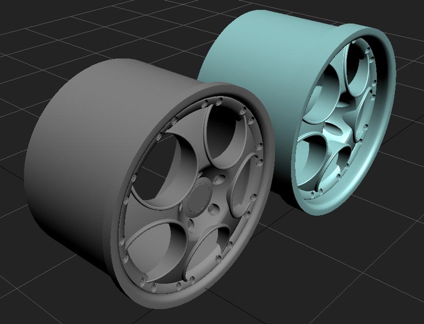 Murcielago Rims 3d Model