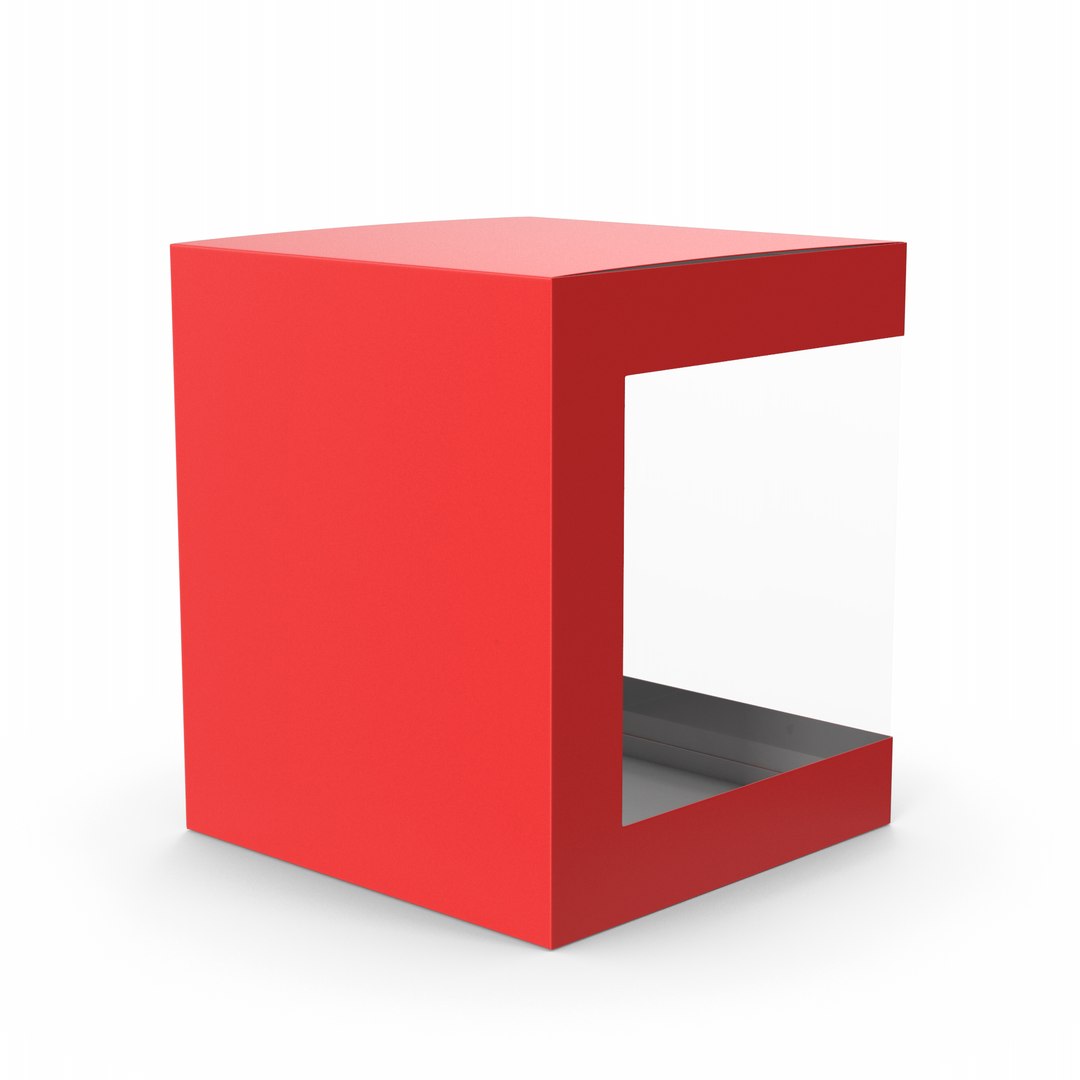 Red Toy Display Box Model - TurboSquid 2197797