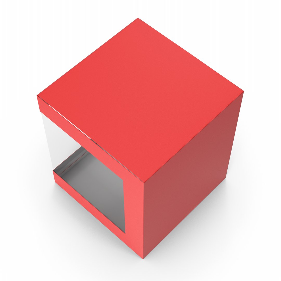 Red Toy Display Box Model - TurboSquid 2197797