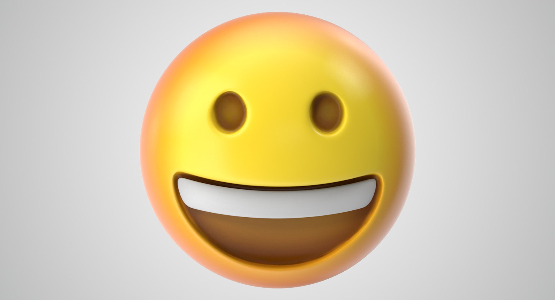 3D Emoji 1 Grinning Face - TurboSquid 1366725