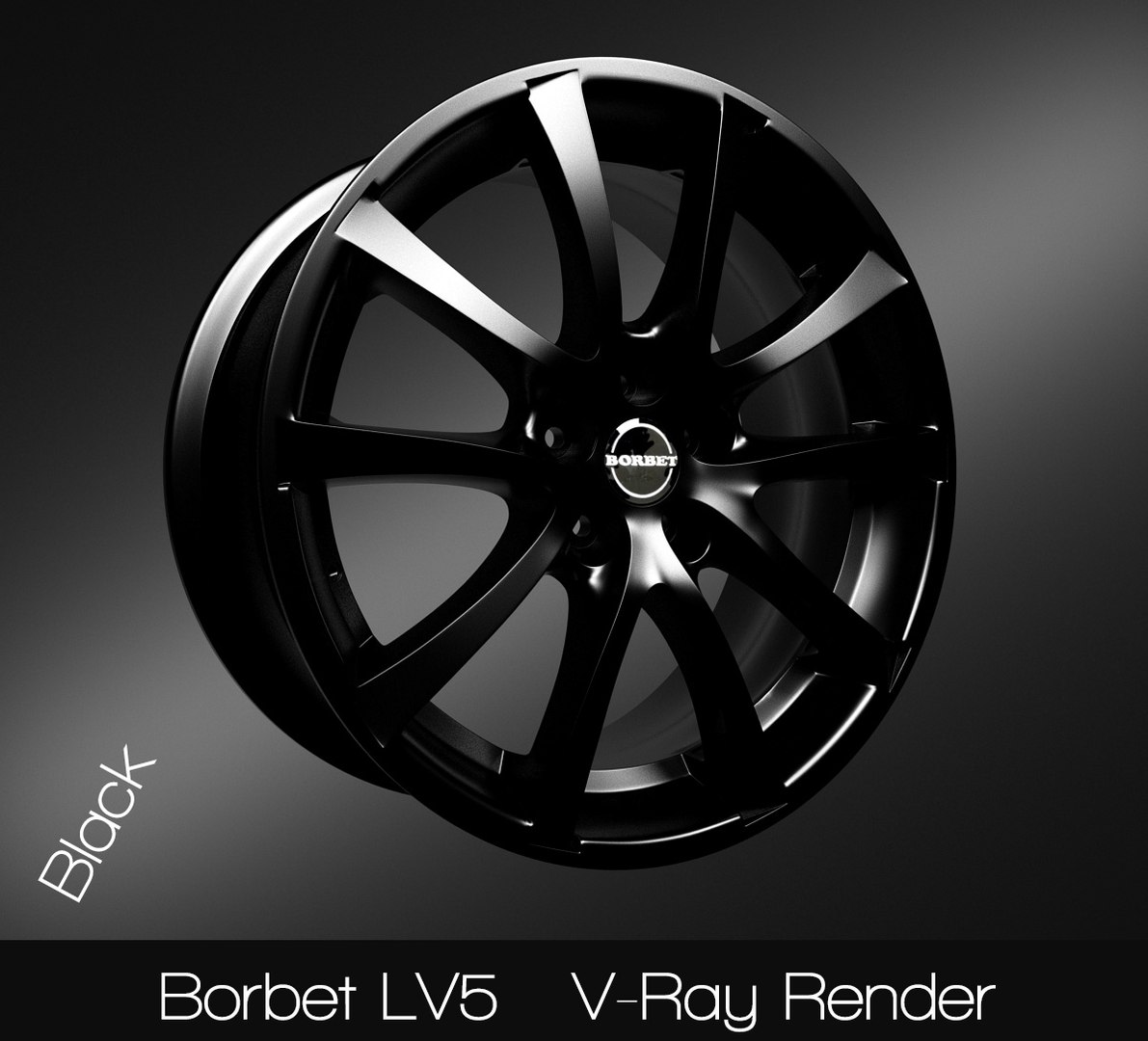 3D borbet lv5 rim model - TurboSquid 1381597