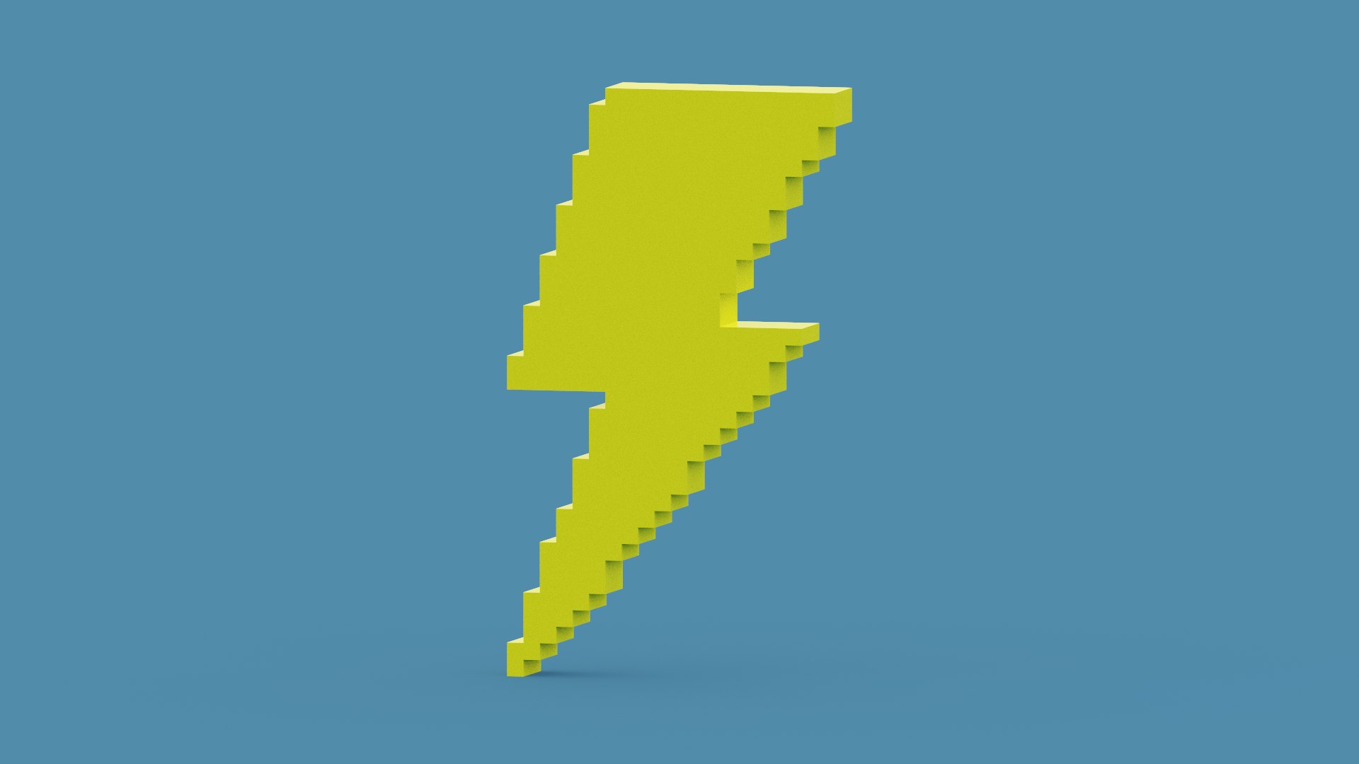 Voxel Flash 3D Model - TurboSquid 2020542
