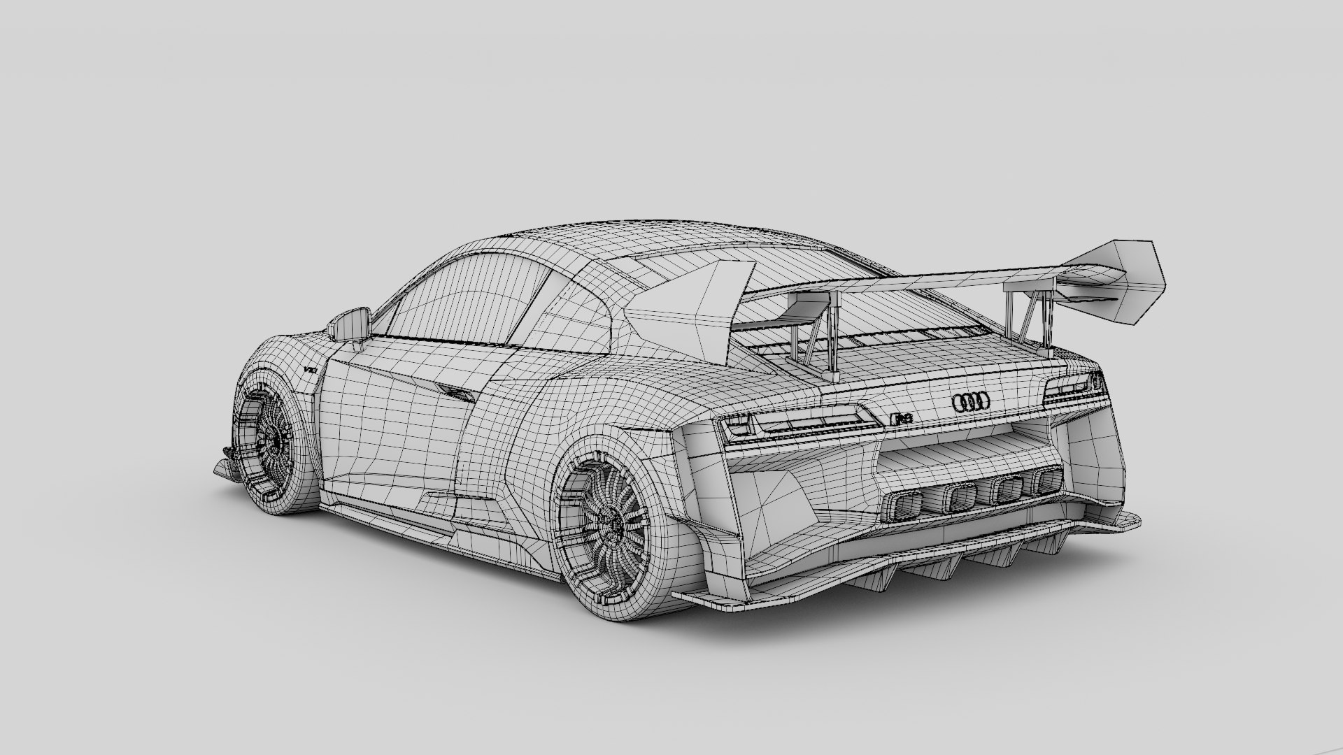 Cartoon Audi R8 In 2D Style 3D Model 3D Model - TurboSquid 2194060