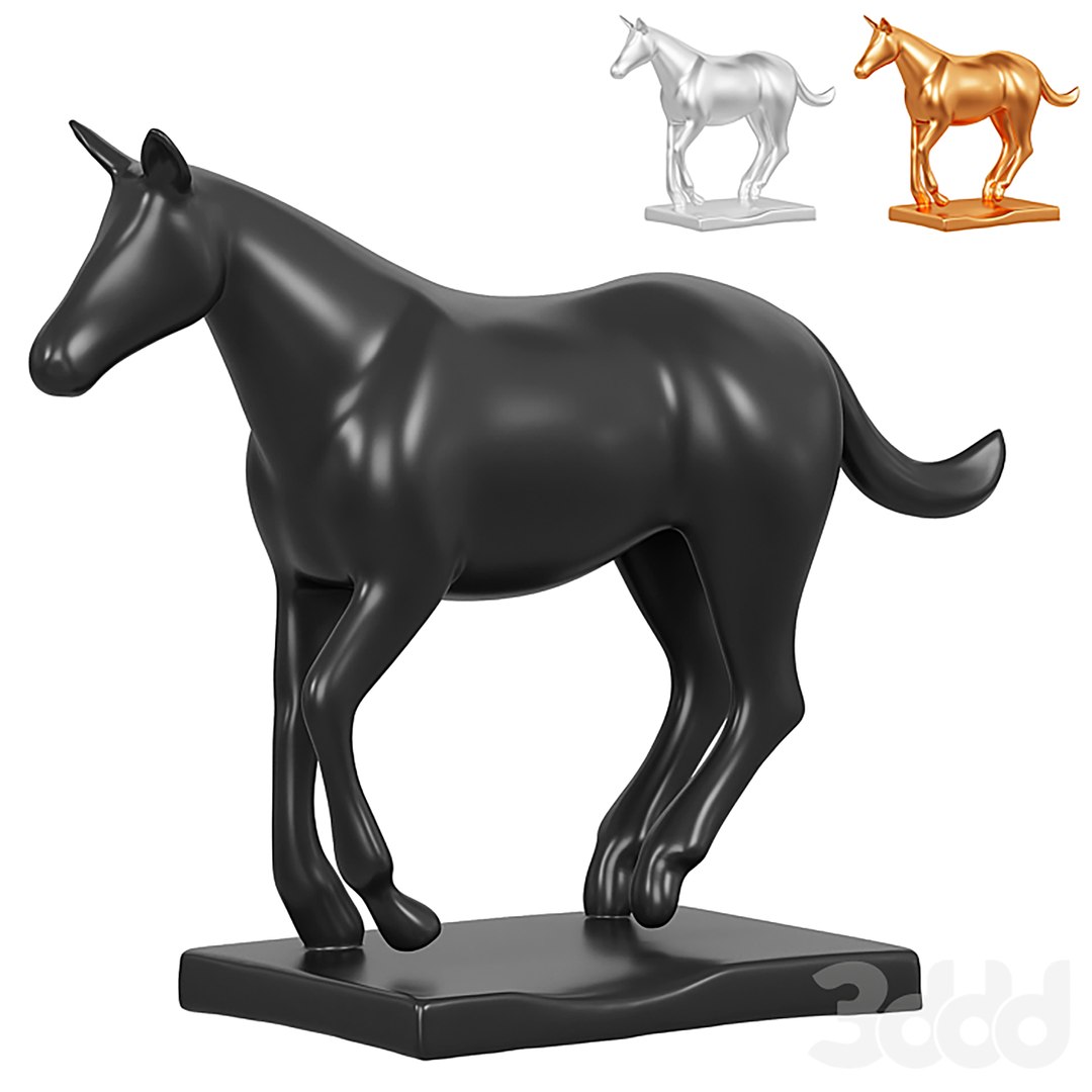 Horse Sculpture 3D - TurboSquid 2332358