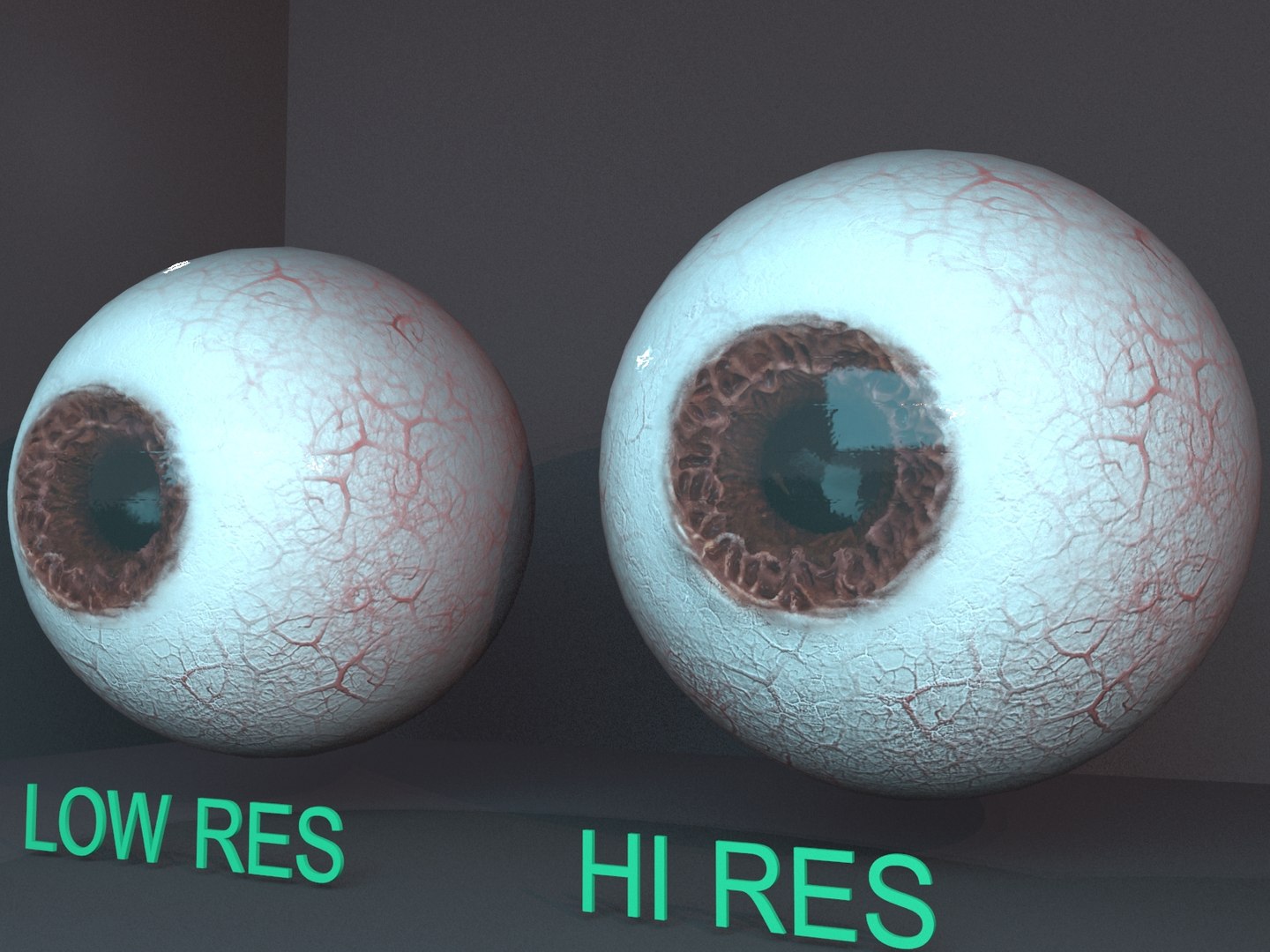 Eyeball Rendering Colors 3D - TurboSquid 1516557