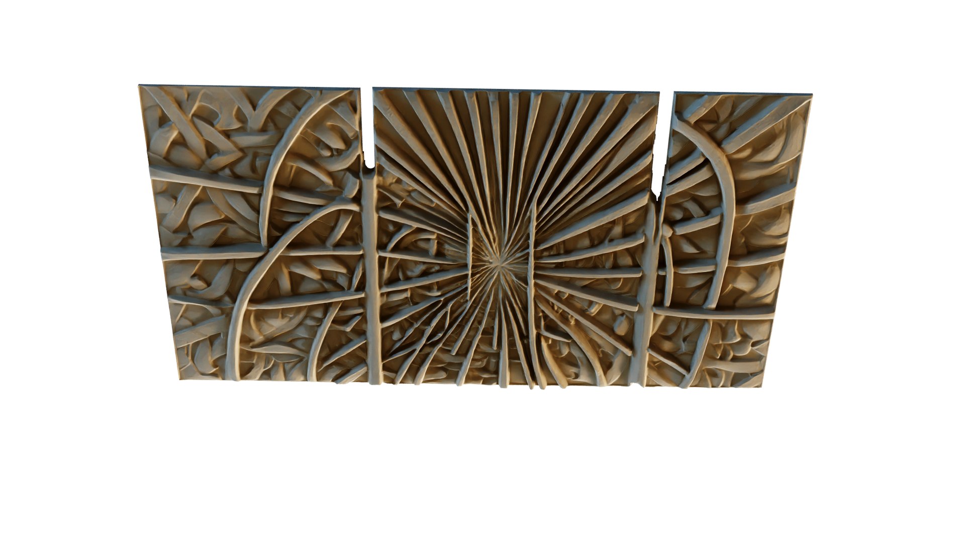 Mural Decor Set Wall Panel 26 3D Model - TurboSquid 2183778