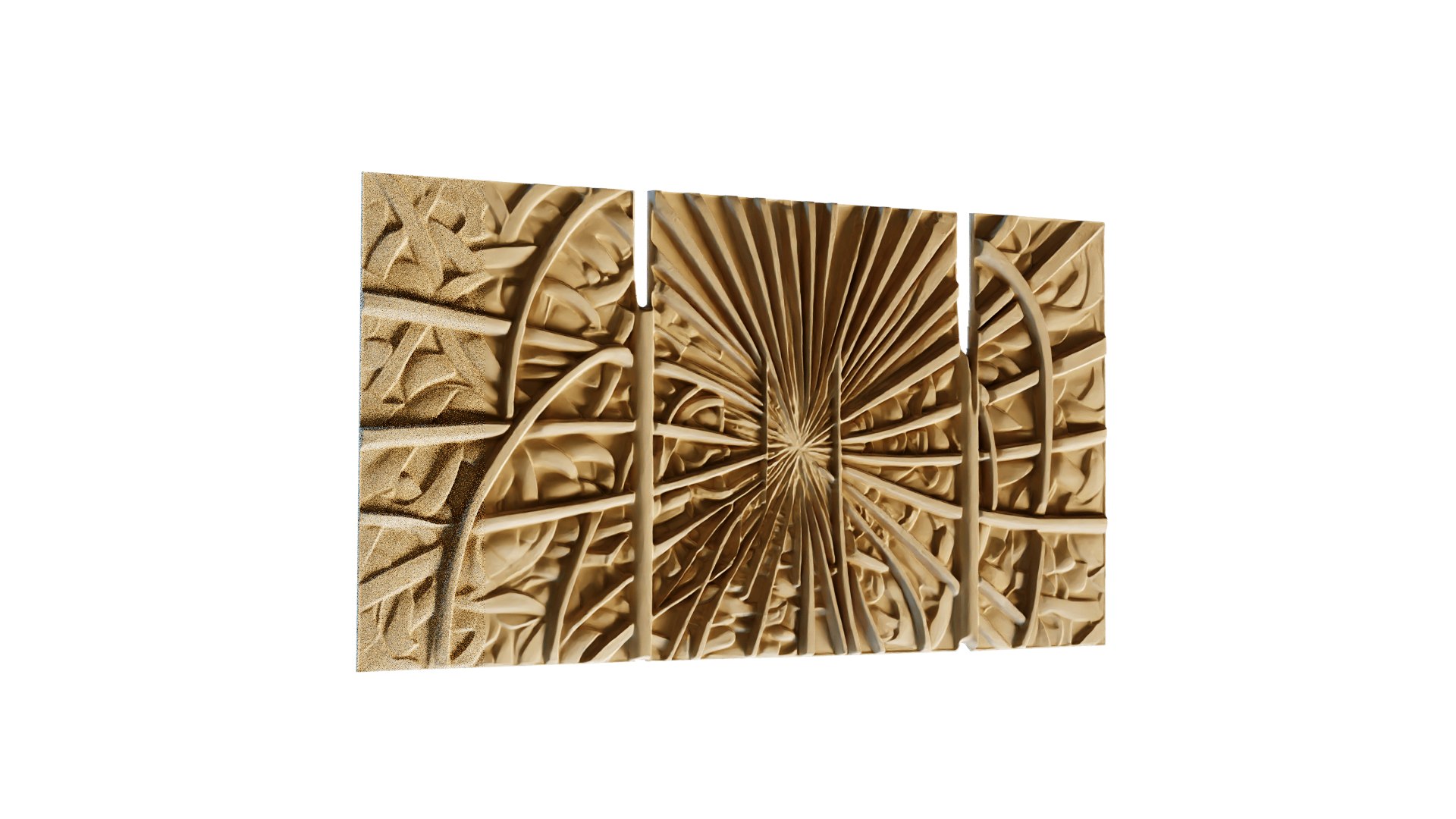 Mural Decor Set Wall Panel 26 3D Model - TurboSquid 2183778