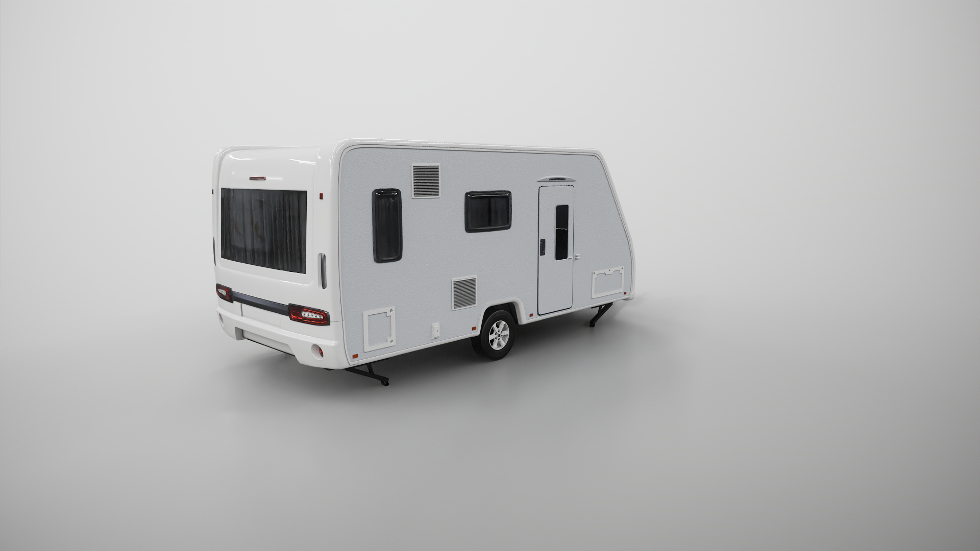 Camping Caravan 3D Model - TurboSquid 2389022