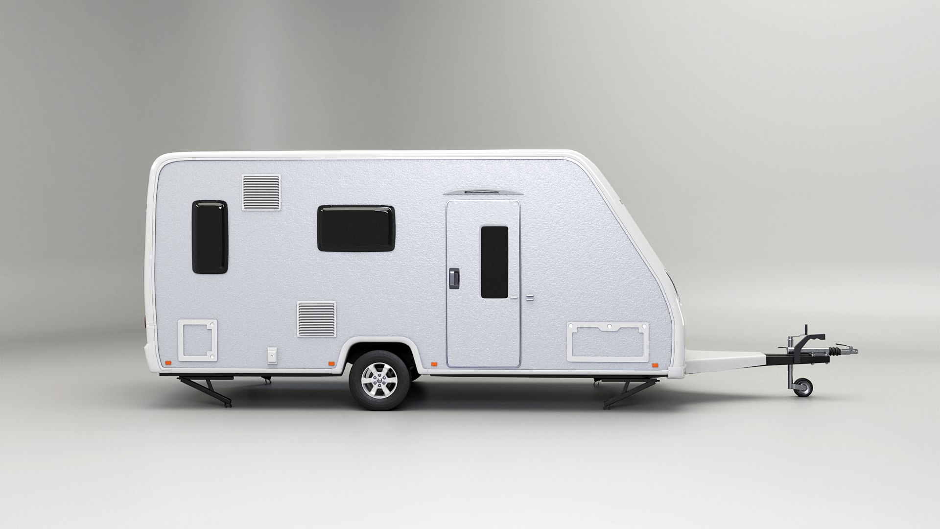 Camping Caravan 3D Model - TurboSquid 2389022