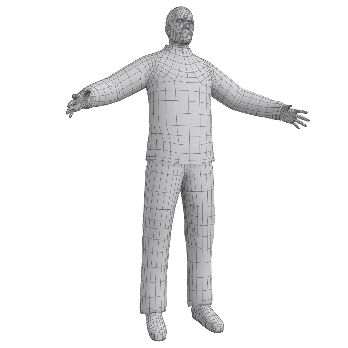 3d human man male model