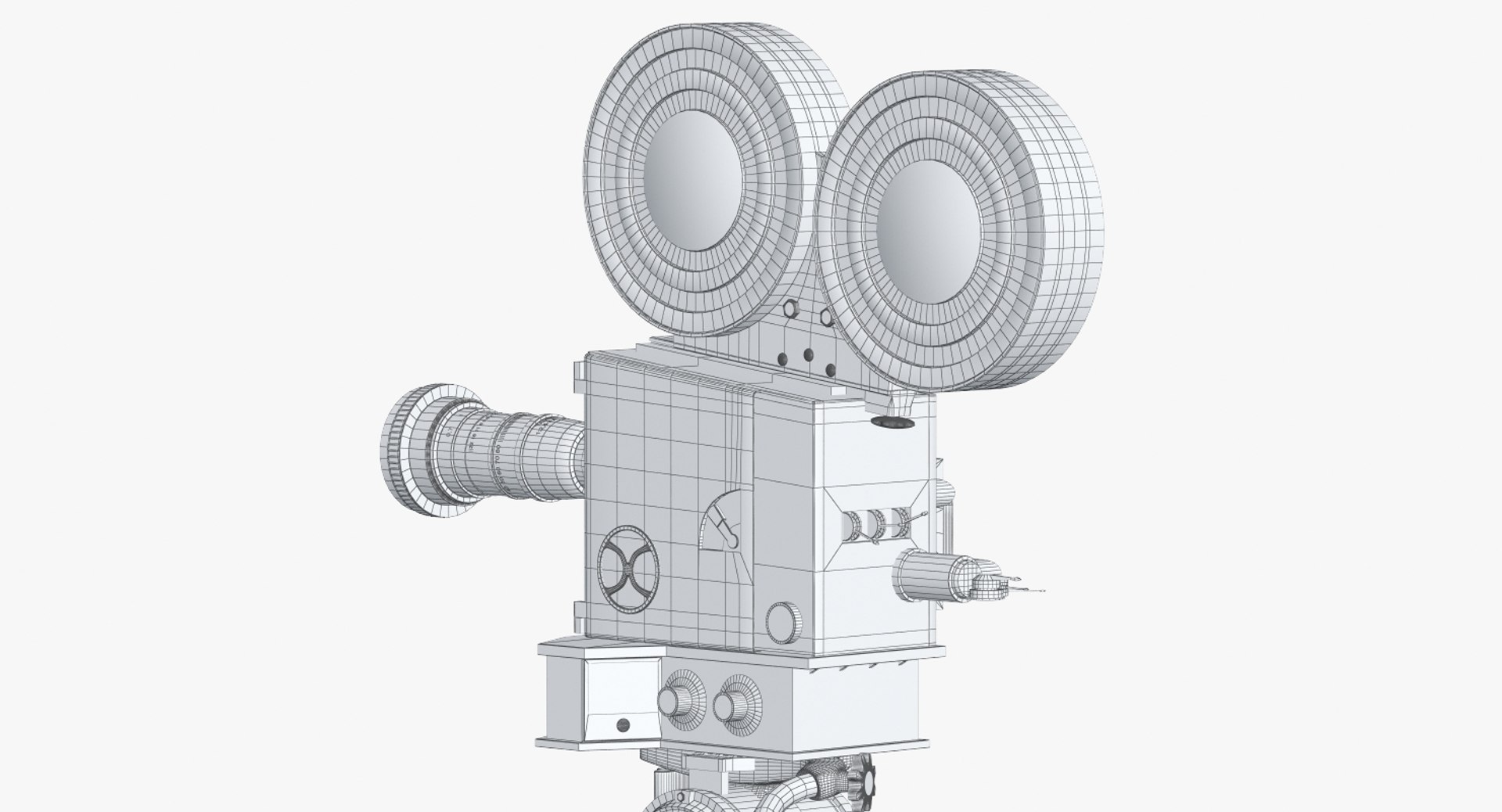 Old Camera Old-fashioned 3d Model
