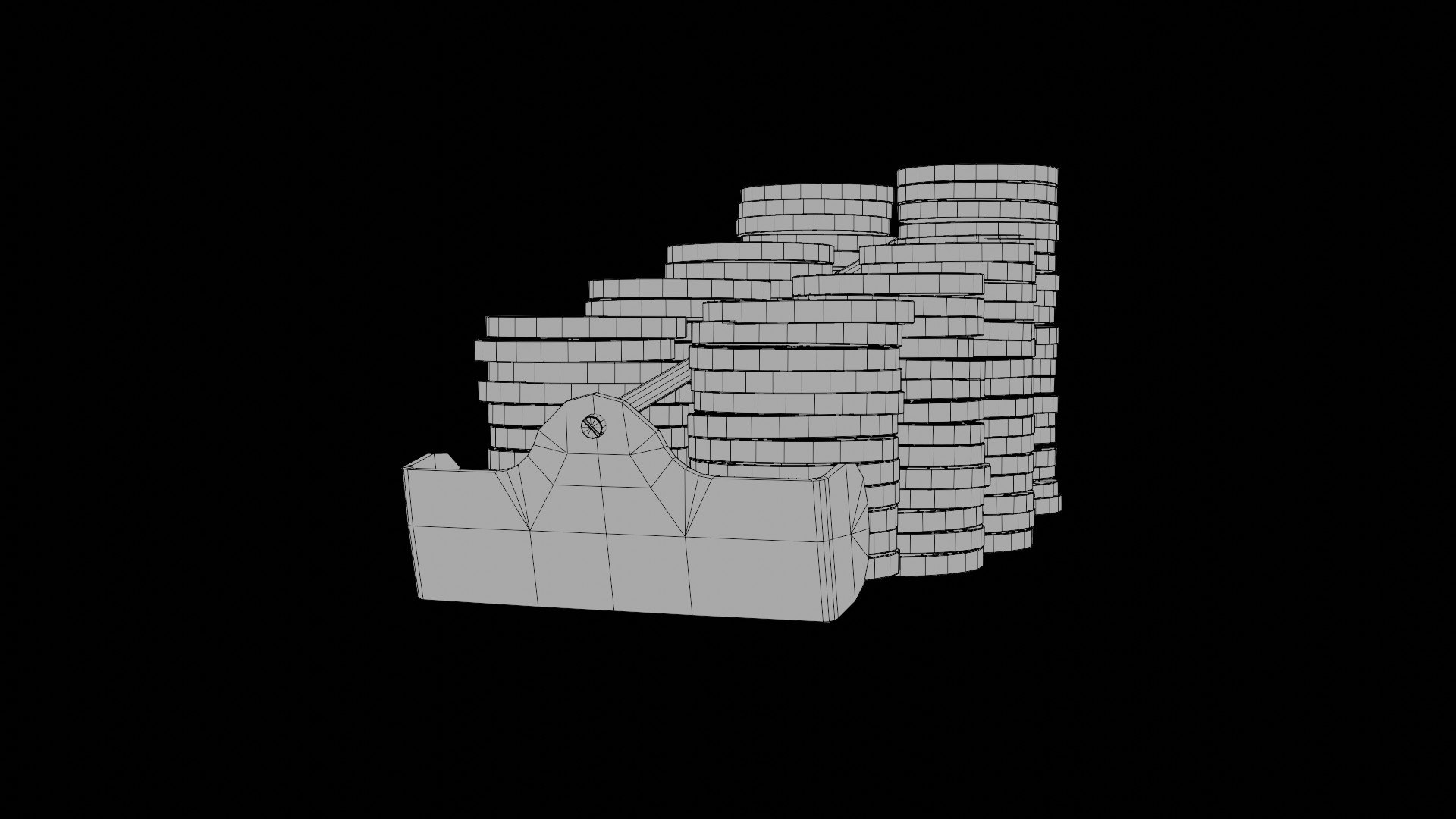 Roulette Rake With 4k Pbr Textures Clean And Dusty Version 3D Model ...