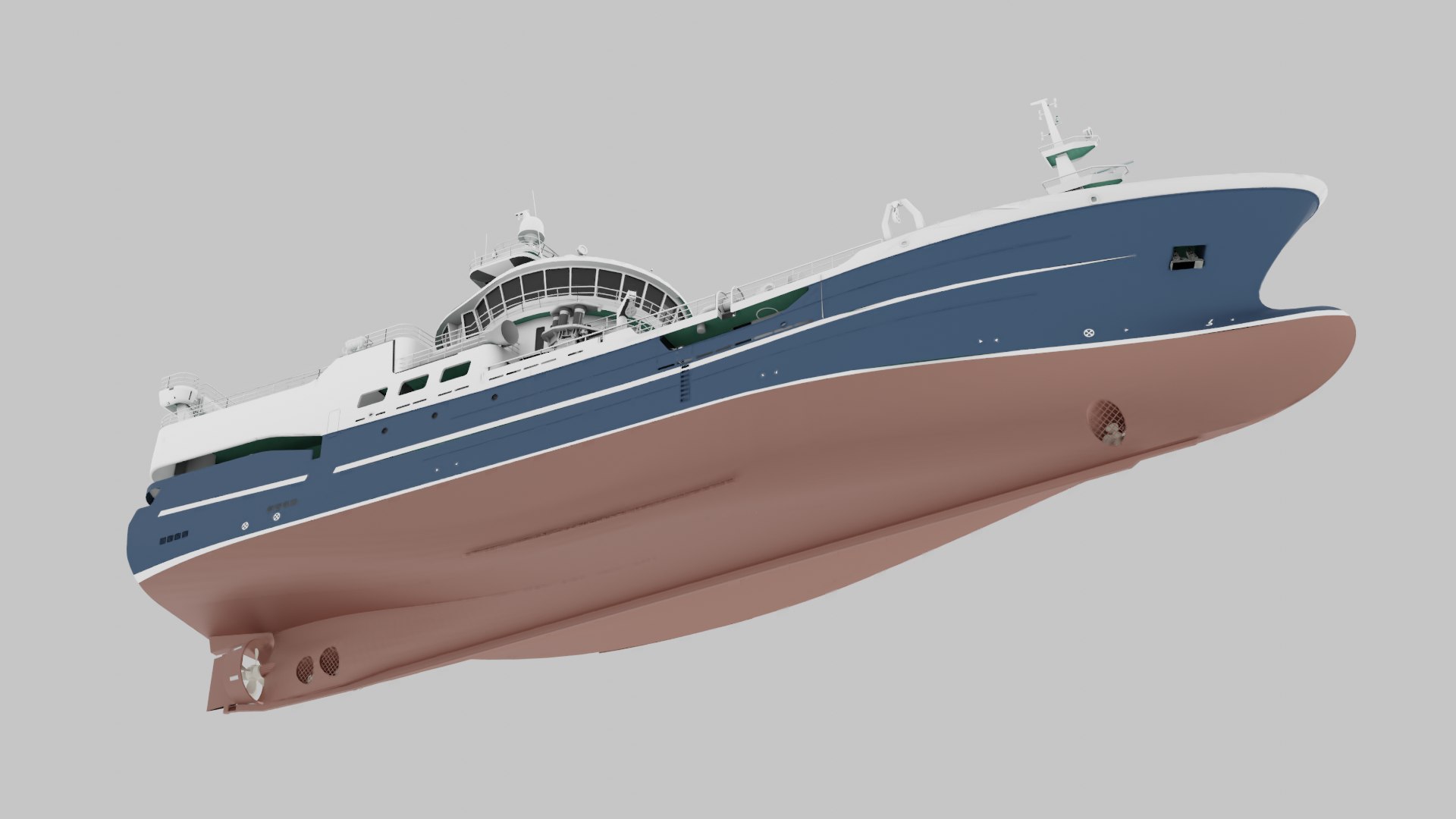 3D Model Abyss Fishing Vessel - TurboSquid 1804247