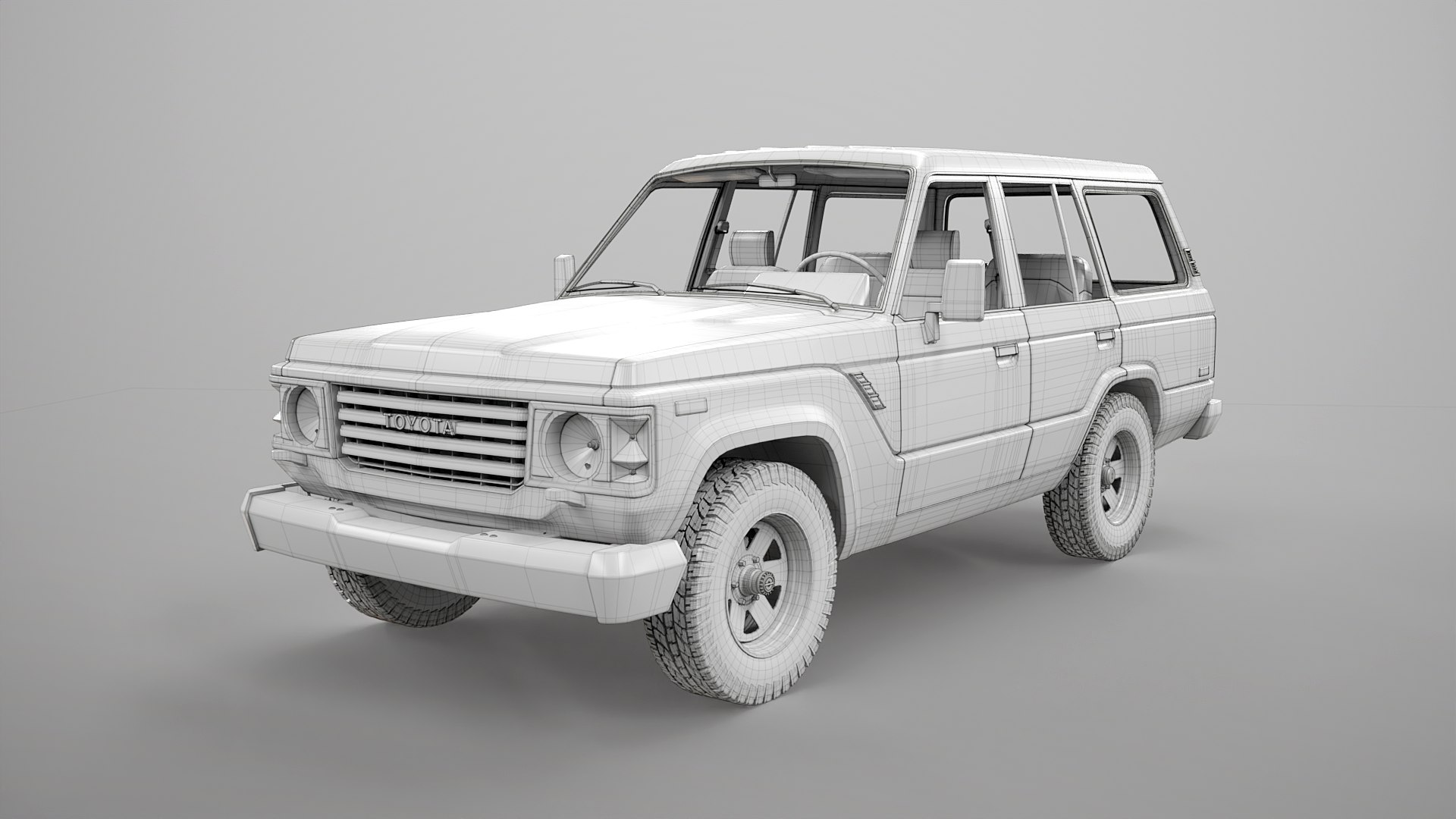 3D Toyota Land Cruiser J60 1980-1990 UT Model - TurboSquid 2407719