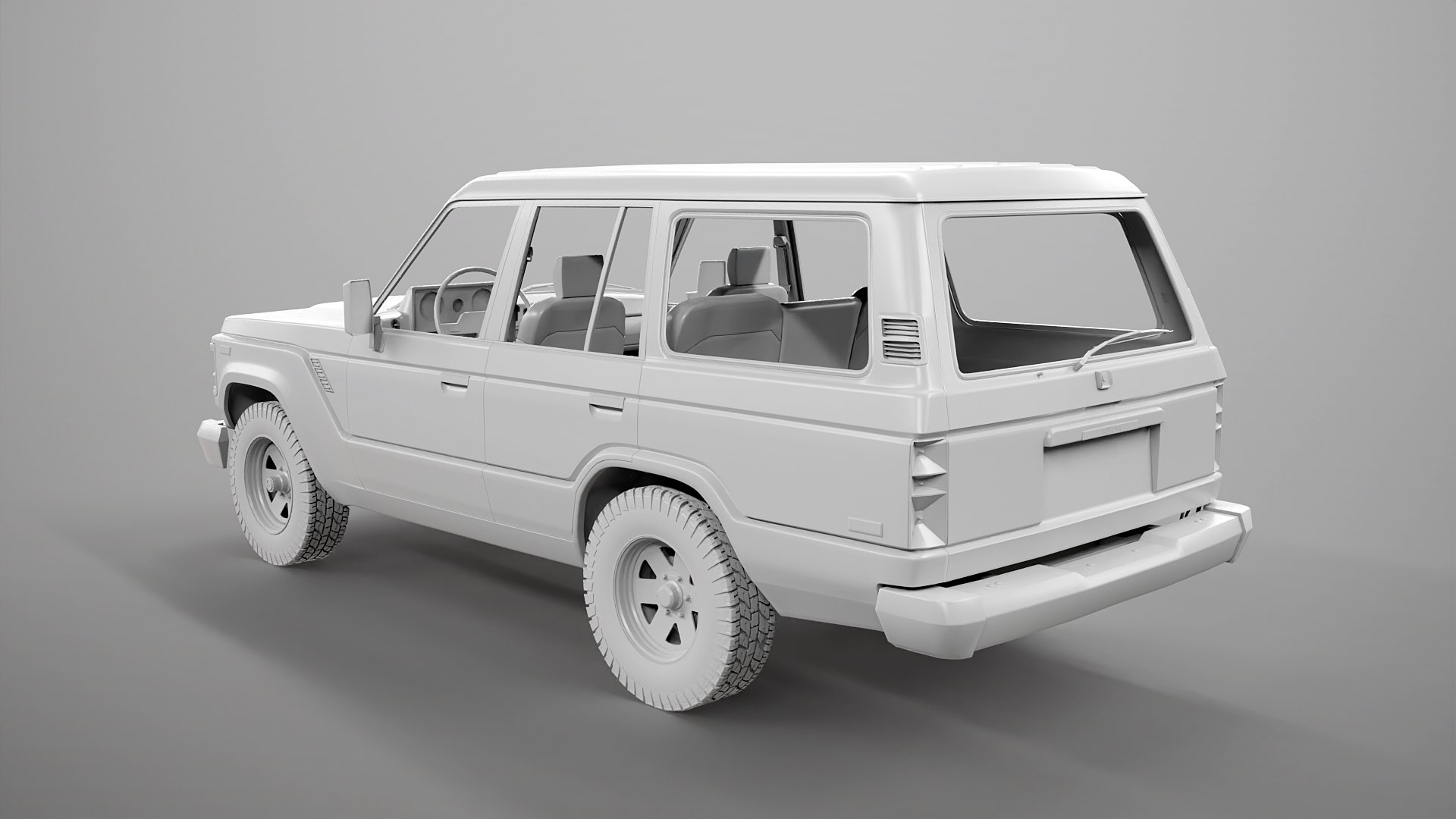 3D Toyota Land Cruiser J60 1980-1990 UT Model - TurboSquid 2407719