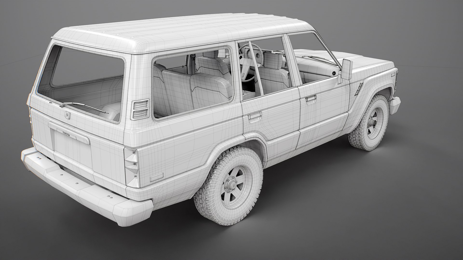 3D Toyota Land Cruiser J60 1980-1990 UT Model - TurboSquid 2407719