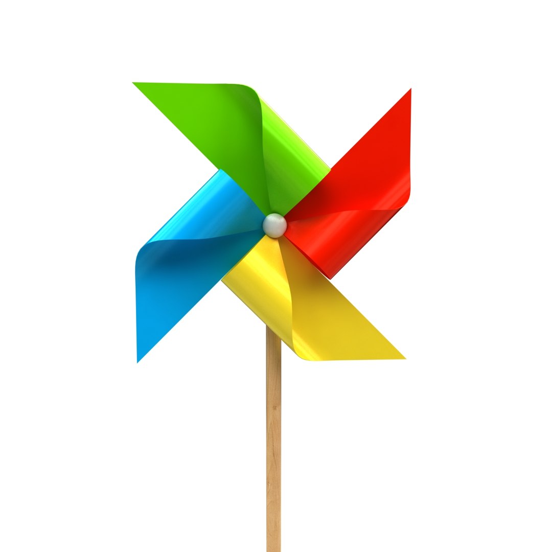 3d Model Pinwheel Wheel Pin