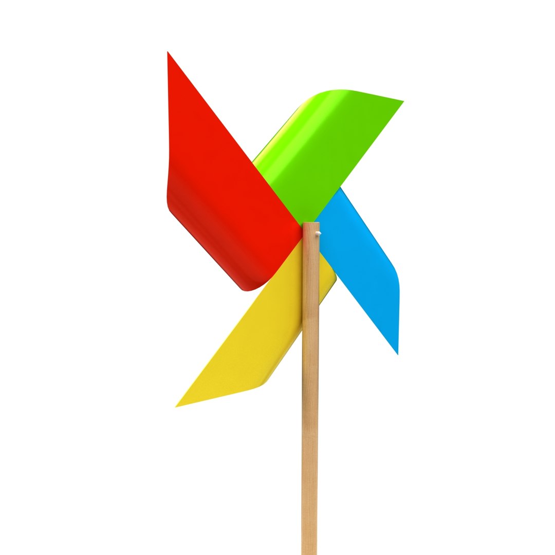 3d Model Pinwheel Wheel Pin