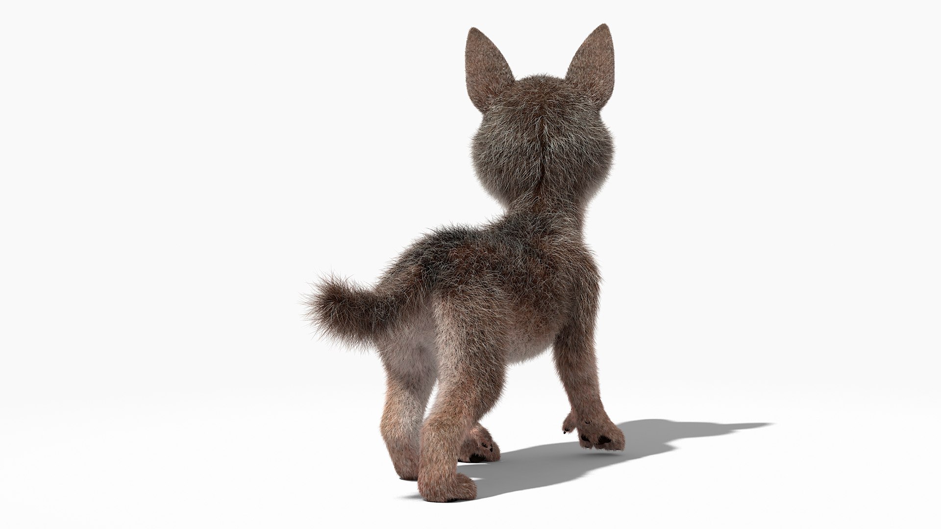 3D Cartoon Wolf - TurboSquid 1847038