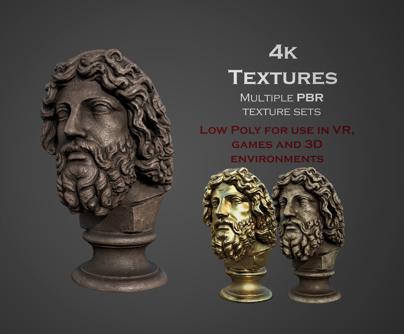 3D Zeus The God Of The Sky And Thunder Model - TurboSquid 1823125