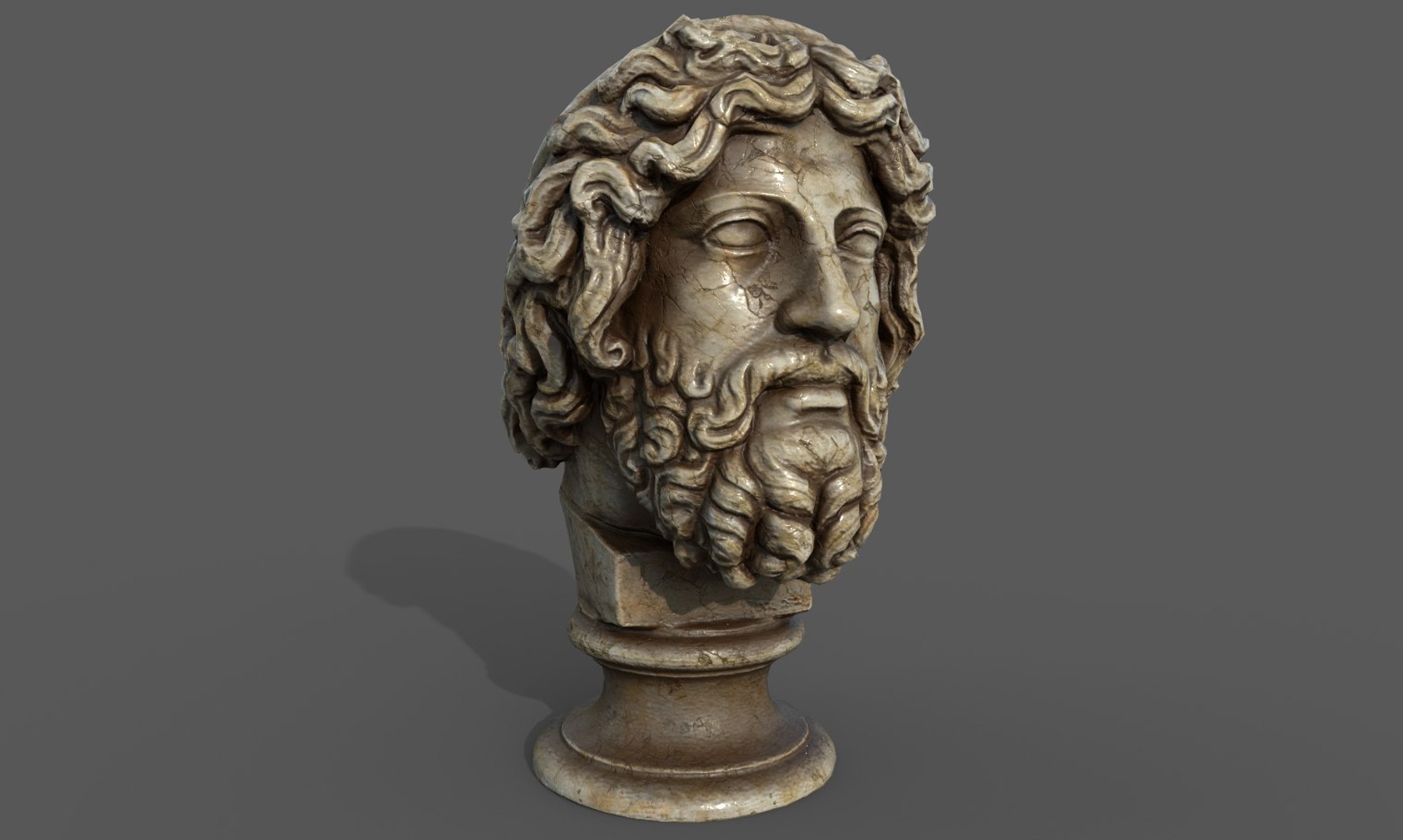 3D Zeus The God Of The Sky And Thunder Model - TurboSquid 1823125