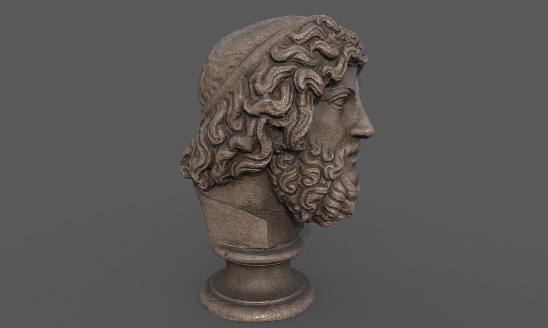 3D Zeus The God Of The Sky And Thunder Model - TurboSquid 1823125