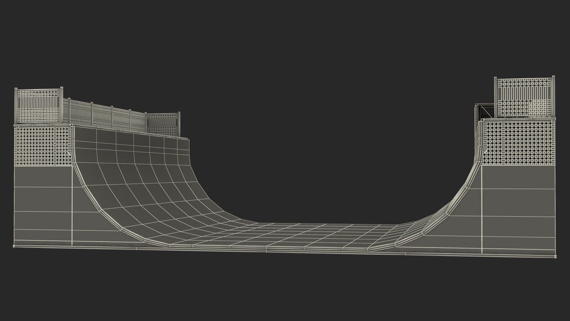 3D Model Skatepark Ramp - TurboSquid 2307269