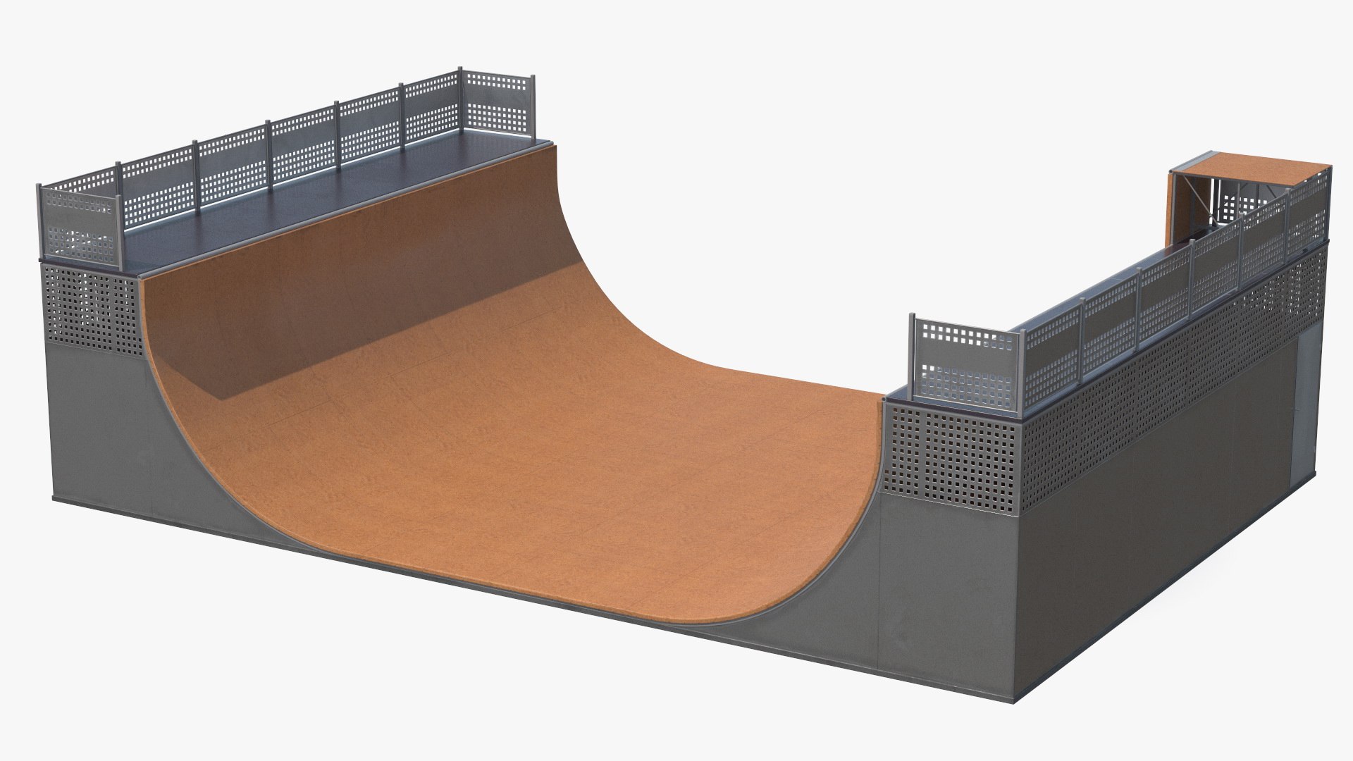 3D Model Skatepark Ramp - TurboSquid 2307269