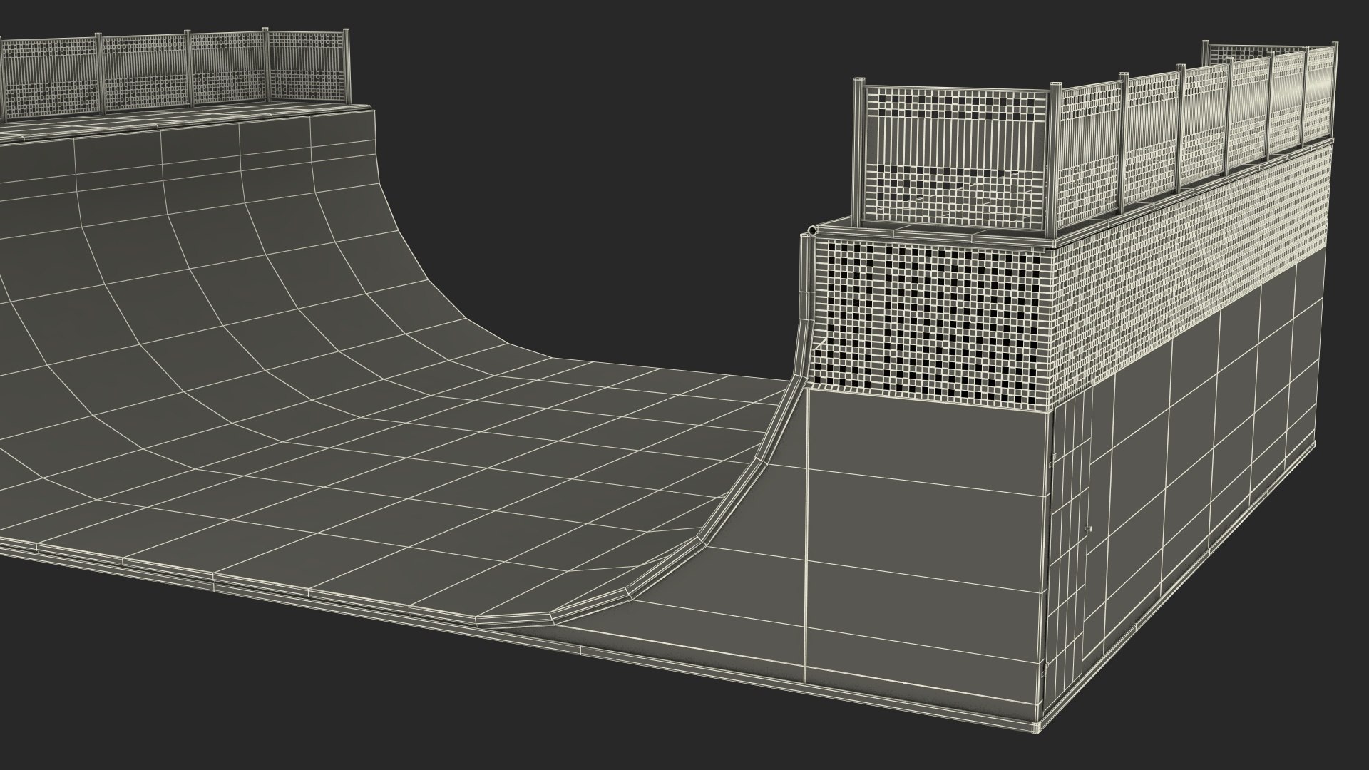 3D Model Skatepark Ramp - TurboSquid 2307269