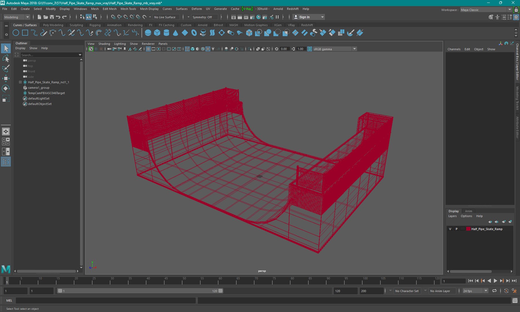 3D Model Skatepark Ramp - TurboSquid 2307269