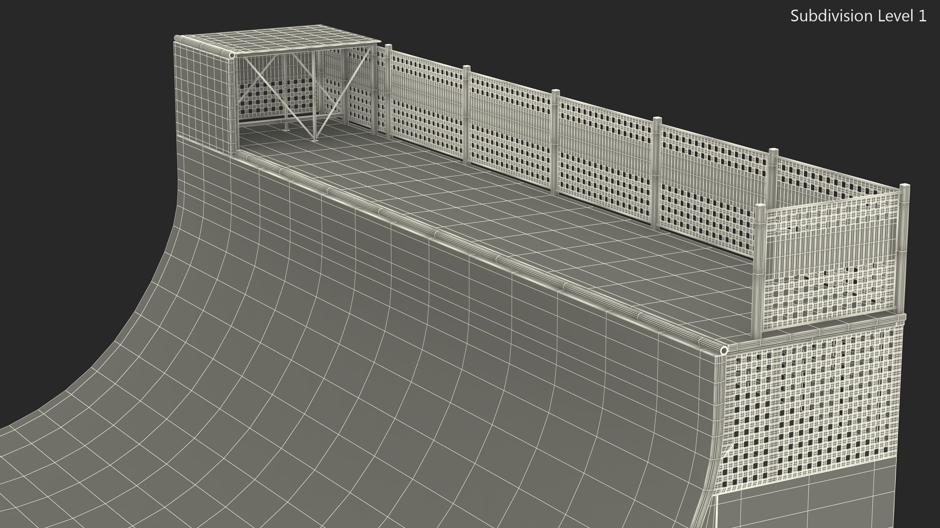 3D Model Skatepark Ramp - TurboSquid 2307269
