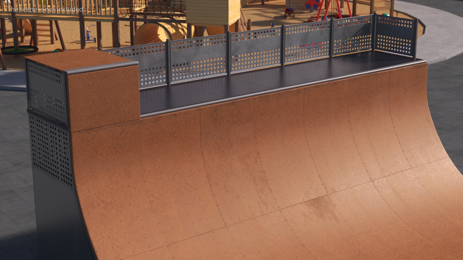 3D Model Skatepark Ramp - TurboSquid 2307269