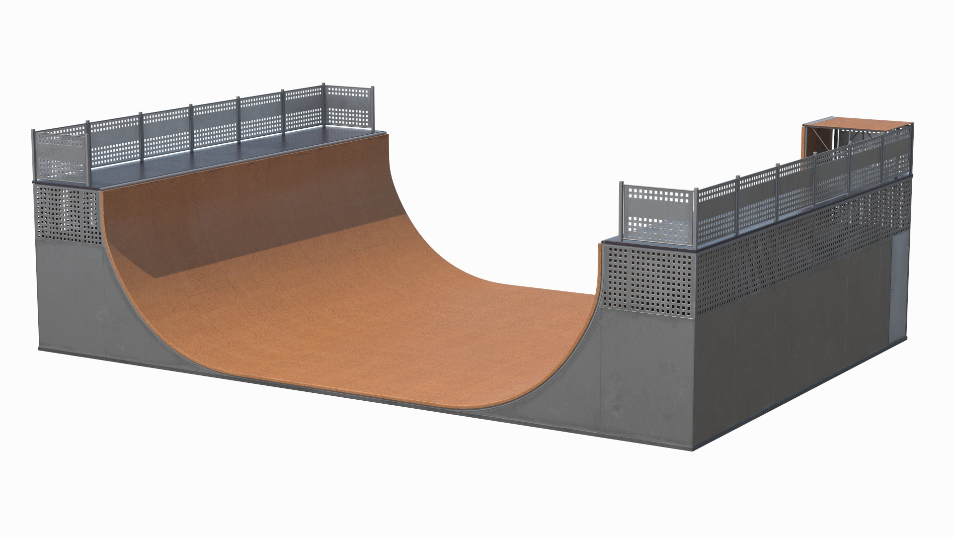 3D Model Skatepark Ramp - TurboSquid 2307269