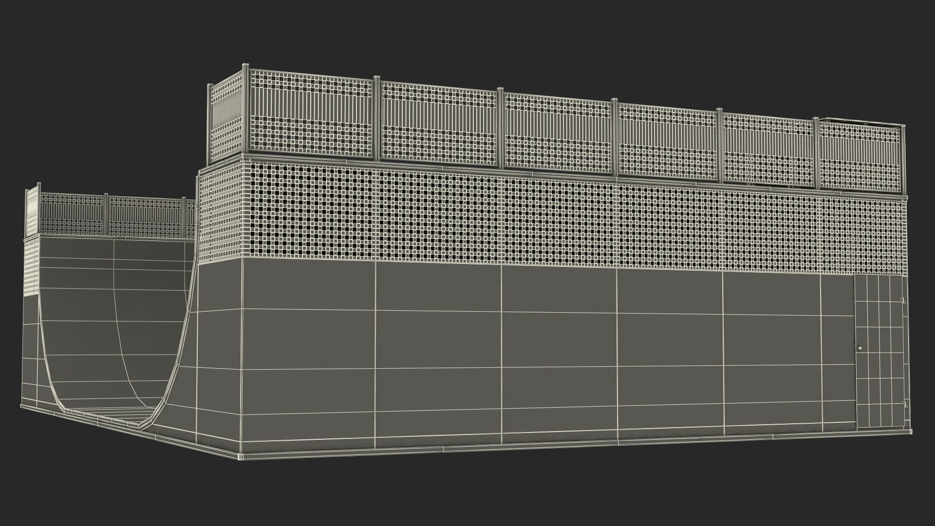 3D Model Skatepark Ramp - TurboSquid 2307269