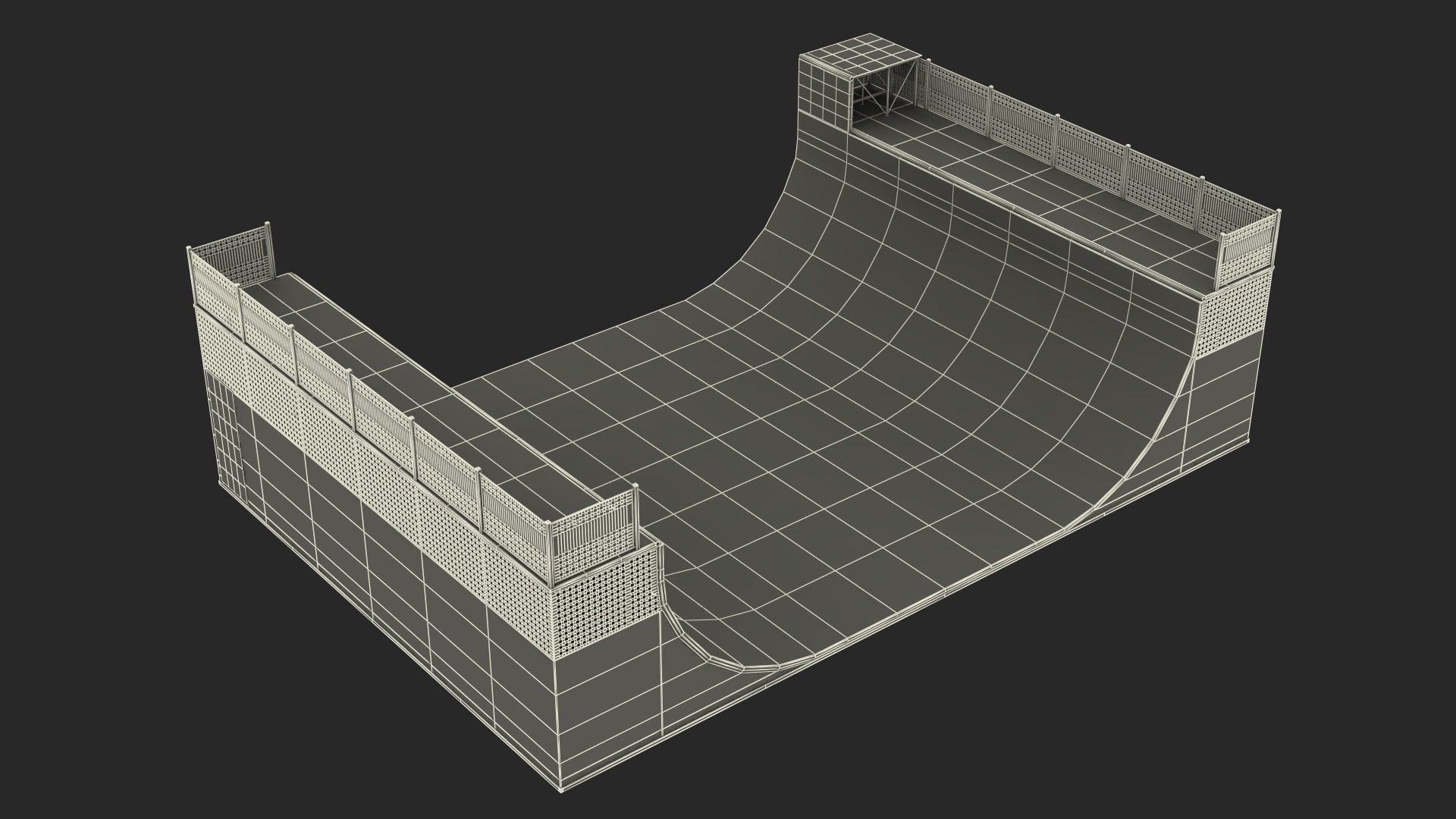 3D Model Skatepark Ramp - TurboSquid 2307269